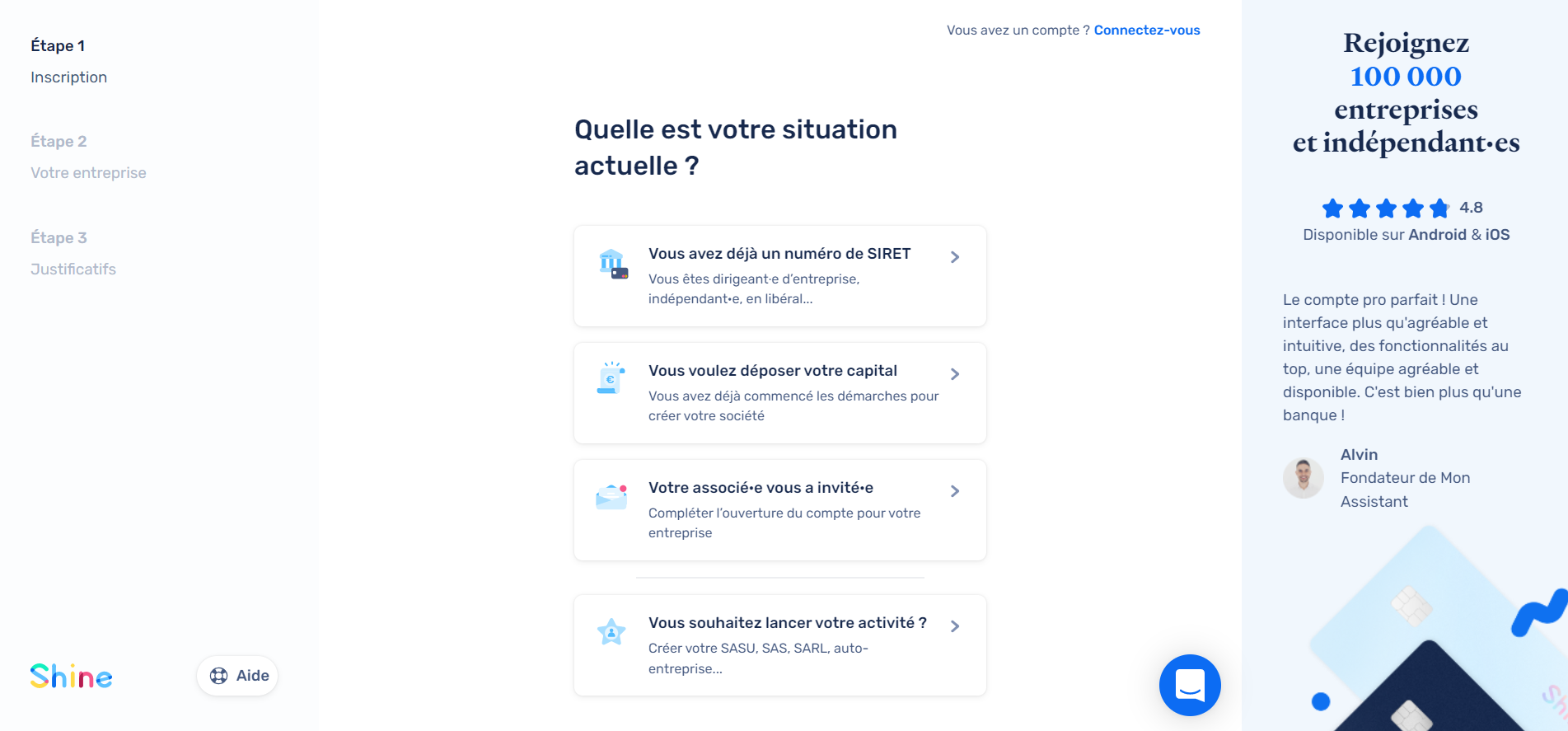 Shine : notre avis sur la banque pro qui vous facilite la vie