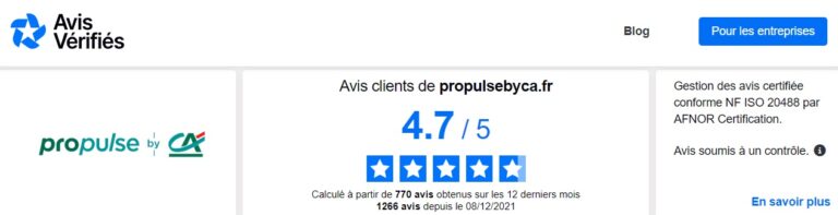 Propulse by CA : avis sur le compte pro du Crédit Agricole